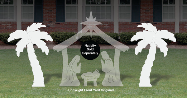 Palm Trees Classic Nativity Add-Ons – Front Yard Originals